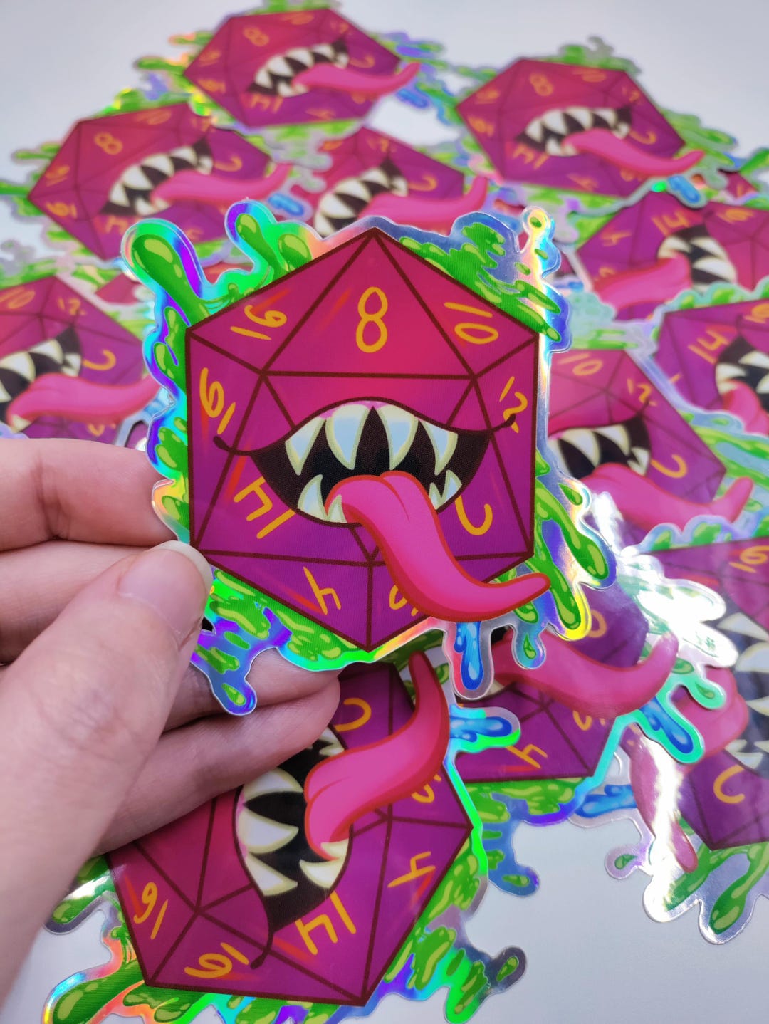 Mimic D20 Dice Monster DND Dungeons and Dragons Pathfinder Ttrpg ...