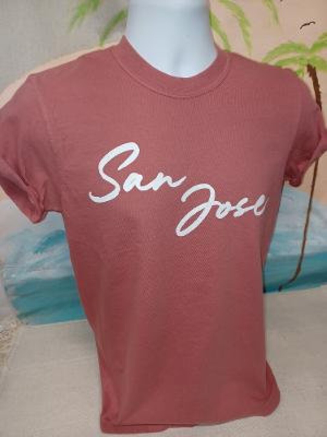 San Jose California Script Image T Shirt - Etsy