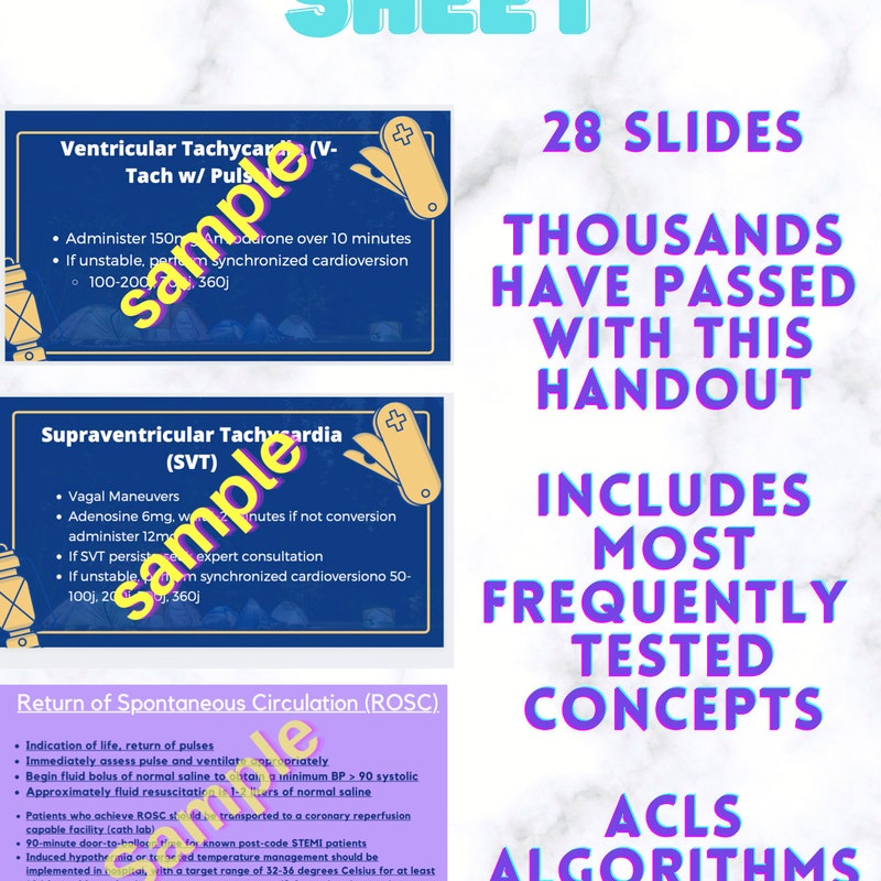 Acls 2025 Study Guide - Etsy