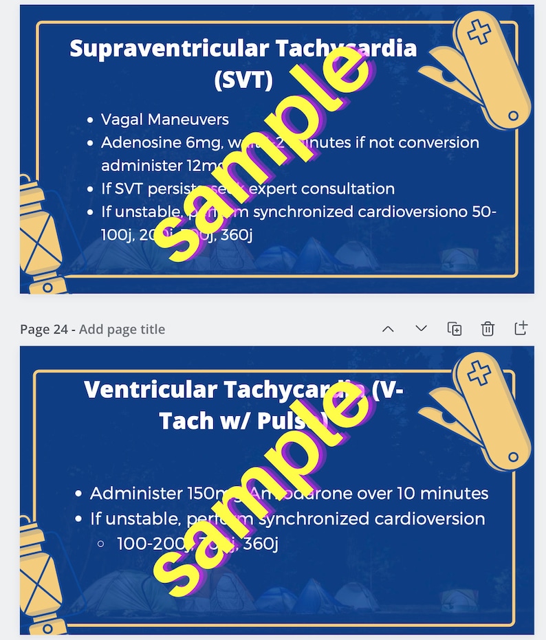 ACLS Study Guide - Etsy