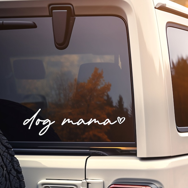 Dog Mom Decal - Etsy