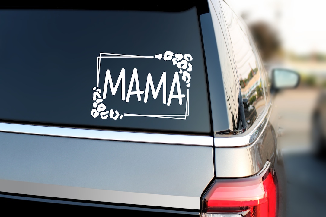 Mama Vinyl Car Decal for Women, Cute Sticker for Mama, Car Accessories ...