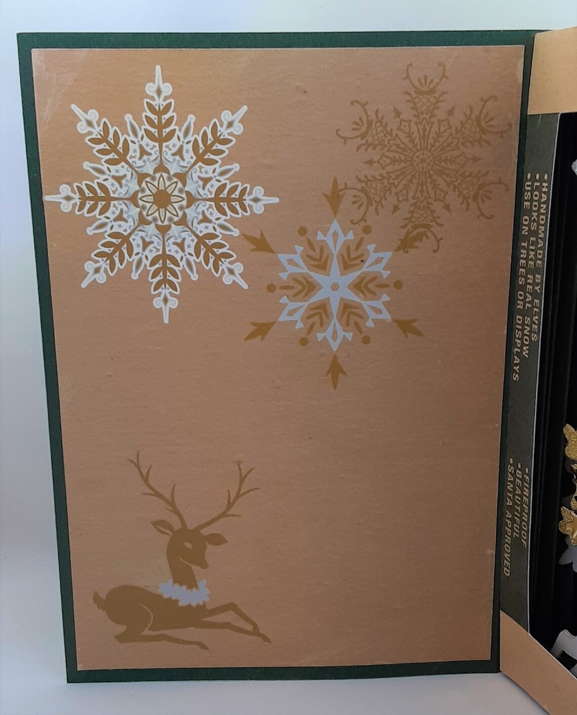 Christmas Shadowbox Greeting Card - Etsy