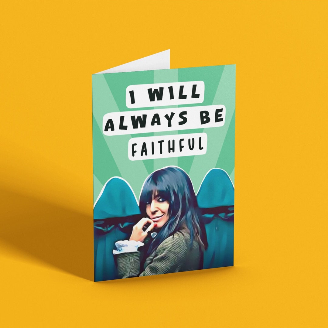 The Traitors TV Show Inspired Card 'always Faithful' Romantic Greeting ...