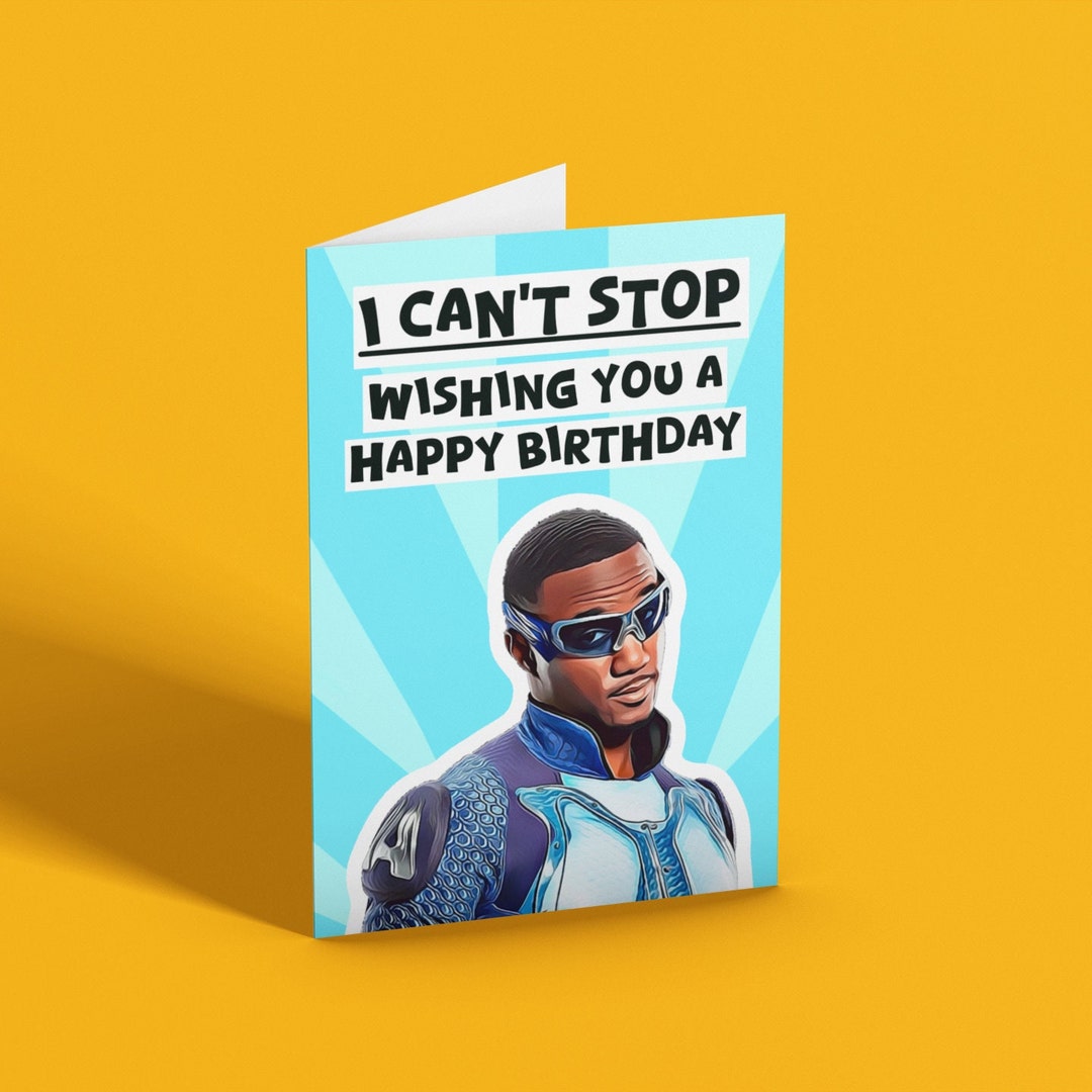 The Boys TV Series Card - 'I Can't Stop' Reggie Franklin Birthday ...