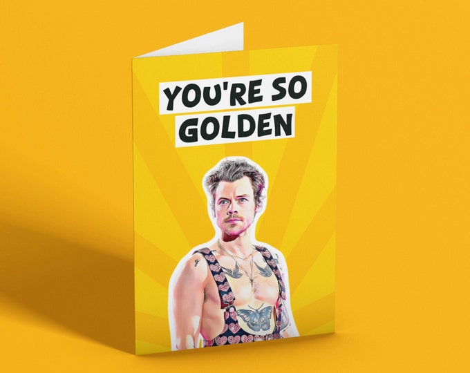 Personalised Harry Styles Birthday Card Love on Tour 2022 2023 Multiple ...