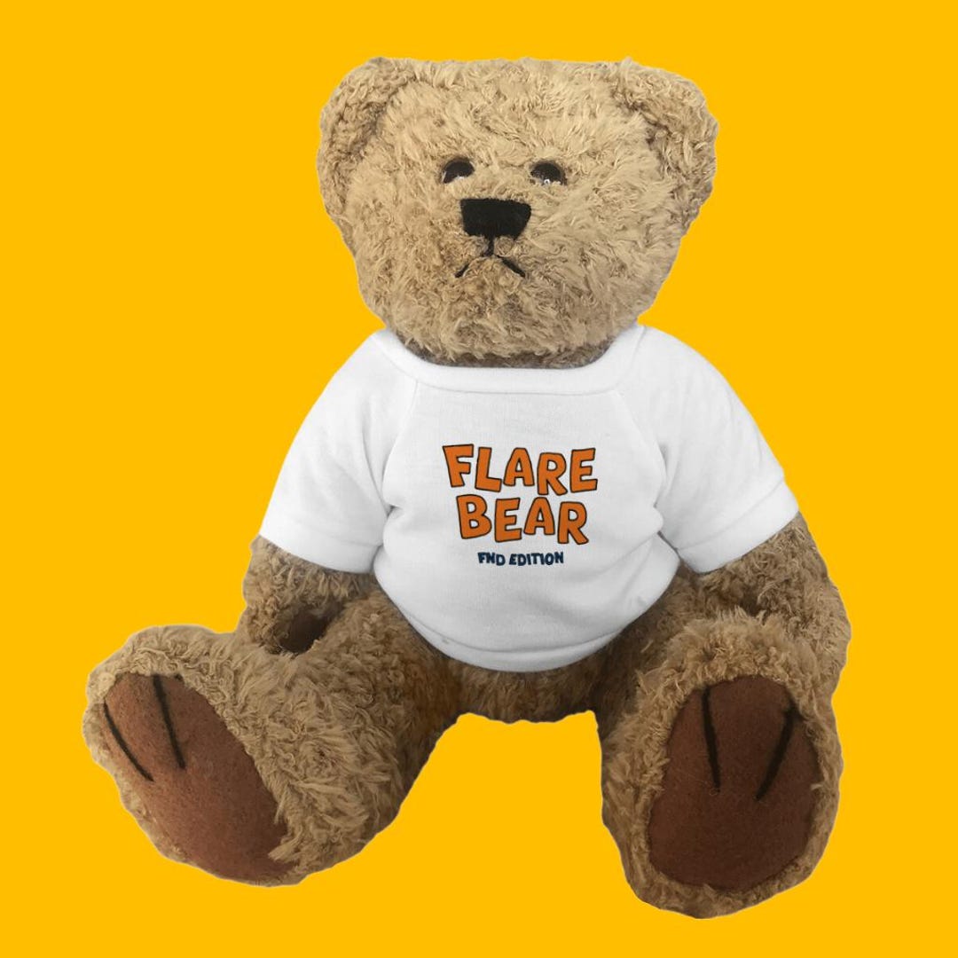 Flare Bear FND Edition - A Comforting Companion for FND Warriors - Etsy