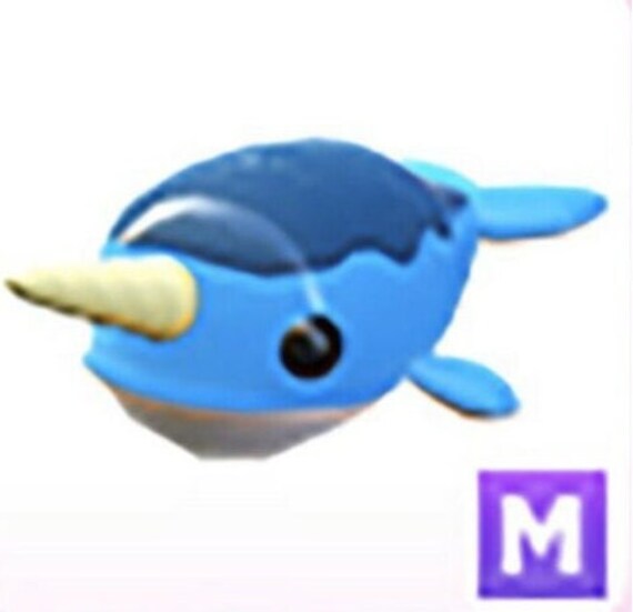 Adopt ME Mega Neon Narwhal | Etsy