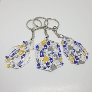 Ramadan Elegant Keychain, Lantern Design Keychain for Ramadan, Key Tag ...