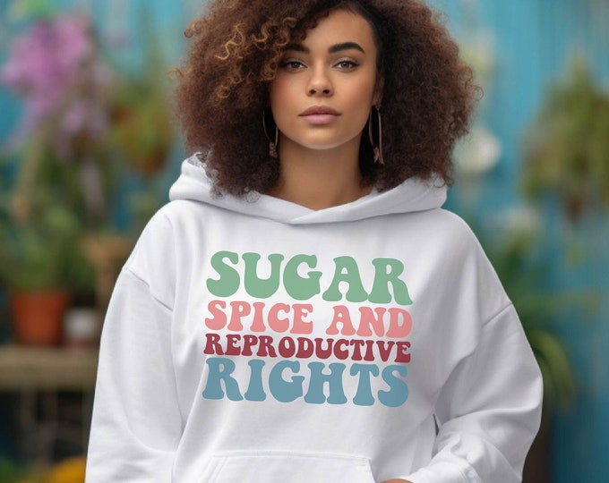 Sugar Spice and Reproductive Rights Sweatshirt,feminist Hoodie ,womens ...