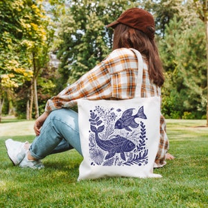 Sea Ocean Tote Bag, Summer Bag, Beach Tote Bag, Canvas Tote Bag ...