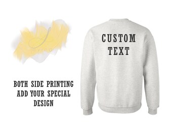 Back Side Printing Additional Special Design Does Not - Etsy