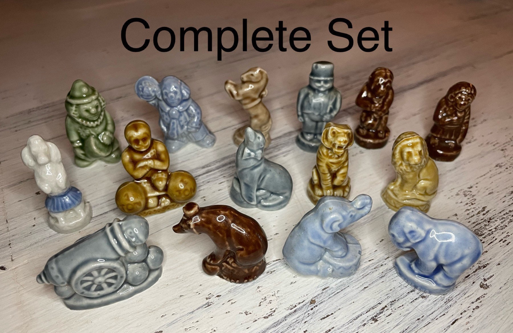 Wade Whimsies Red Rose Tea Circus Set - Etsy