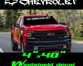 Chevy Drip Decal - Etsy