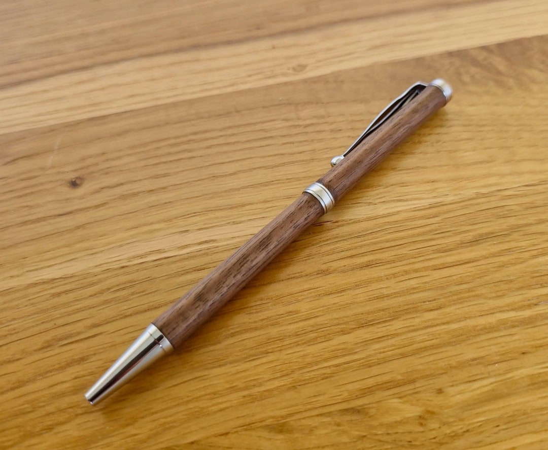 Black Walnut Slimline Ballpoint Pen - Etsy