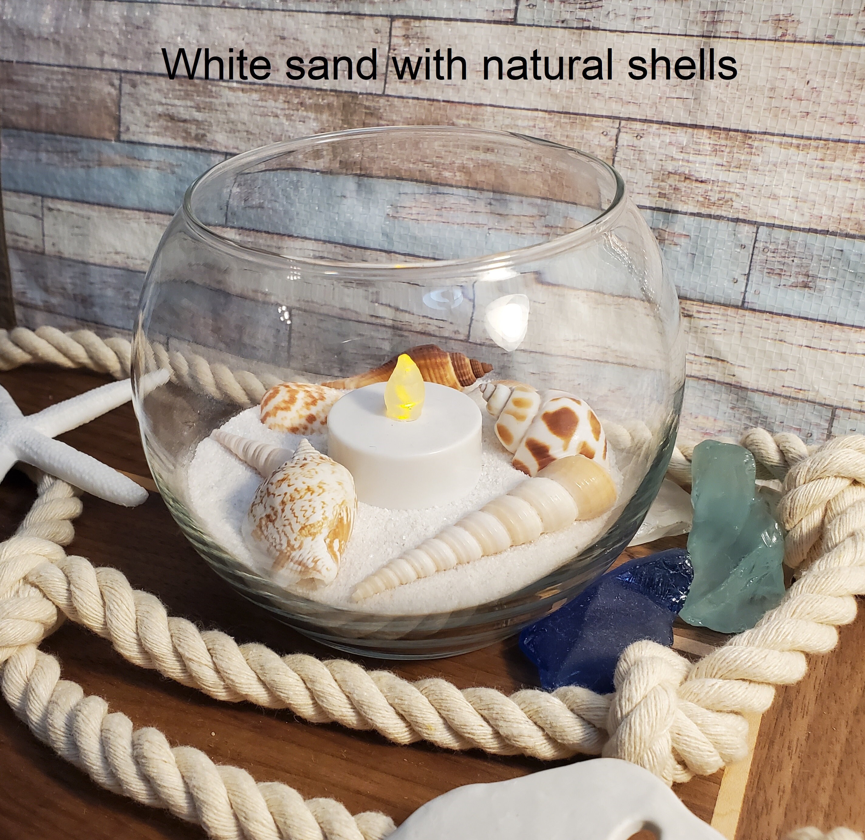 Beach Centerpiece Shell Centerpiece Seashell Decor Beach - Etsy