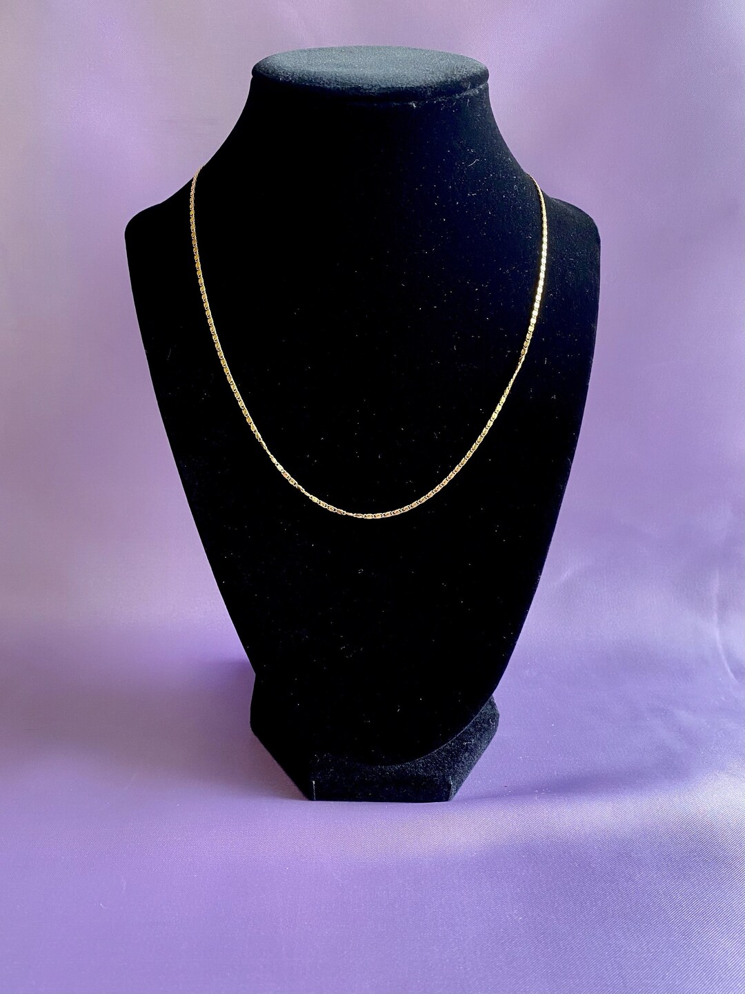 Gold Gucci-style Chain, 14K Yellow Gold Chain, Gold Chain 18" - Etsy