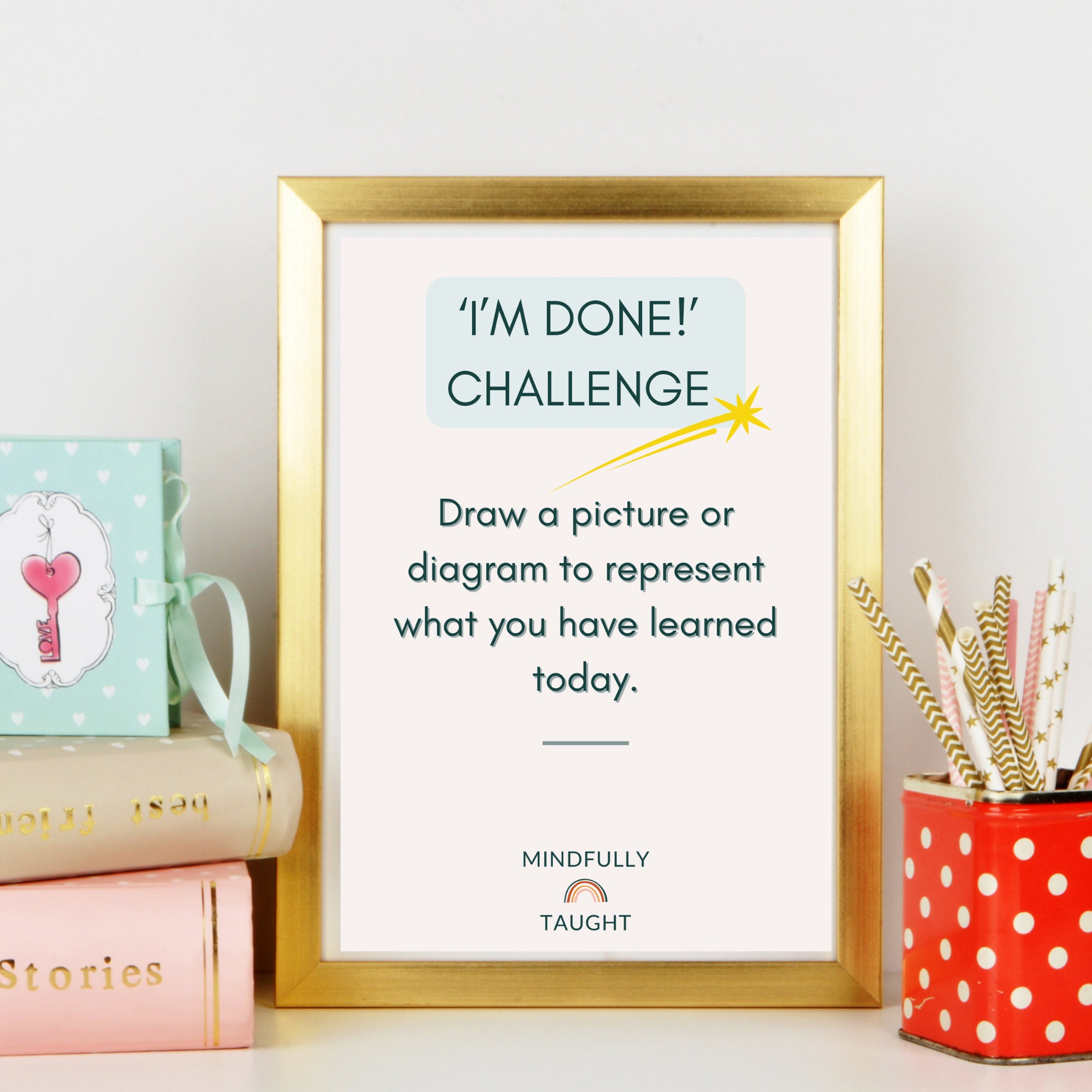 I’m Done! Extra Tasks 6 Poster Bundle for Classroom -mental Health ...