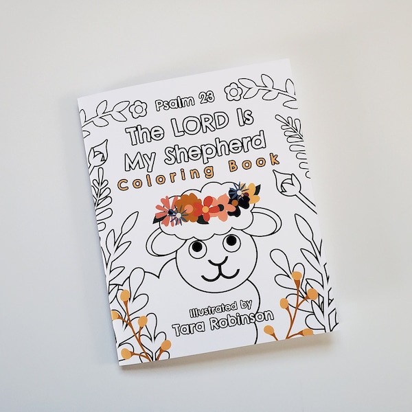Psalm 23 Coloring - Etsy