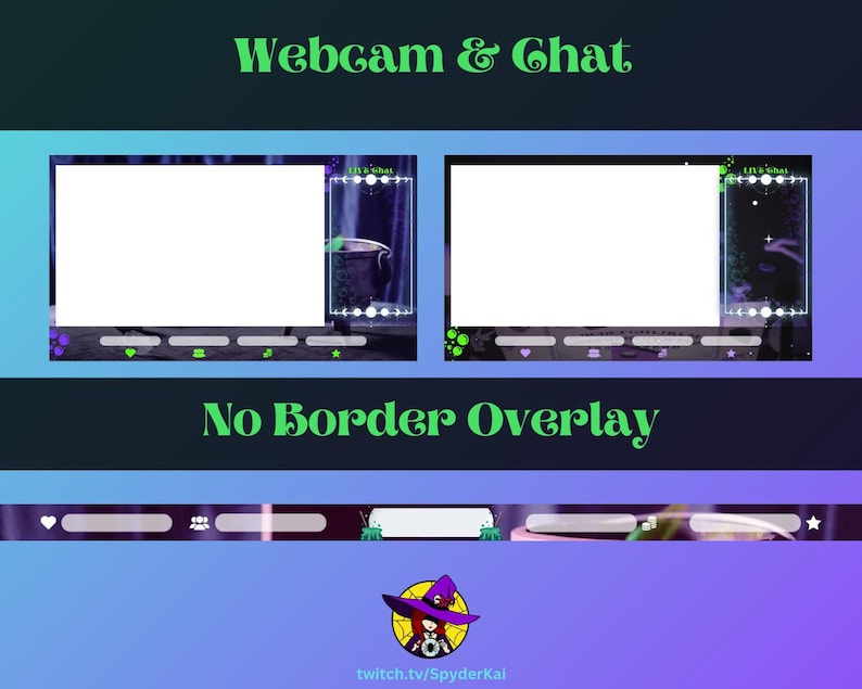 Witch's Cauldron Twitch Stream Overlay Pack - Etsy