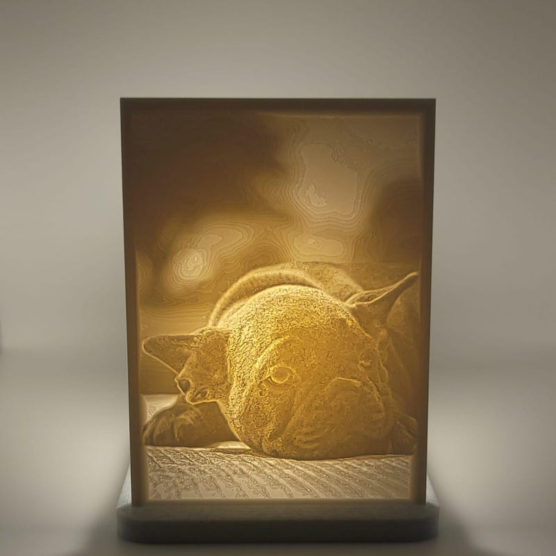 Lithophane Lamp - Etsy