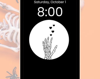 Halloween Skeleton Phone Wallpaper for Halloween Wallpaper, -halloween ...