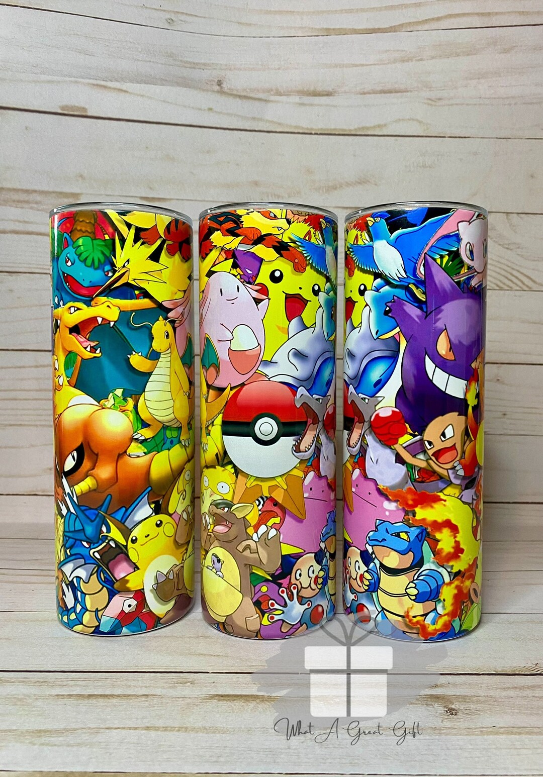 Pokémon 1st Generation, 20oz, 30oz, Pokémon Cup, With Straw, Insulated ...