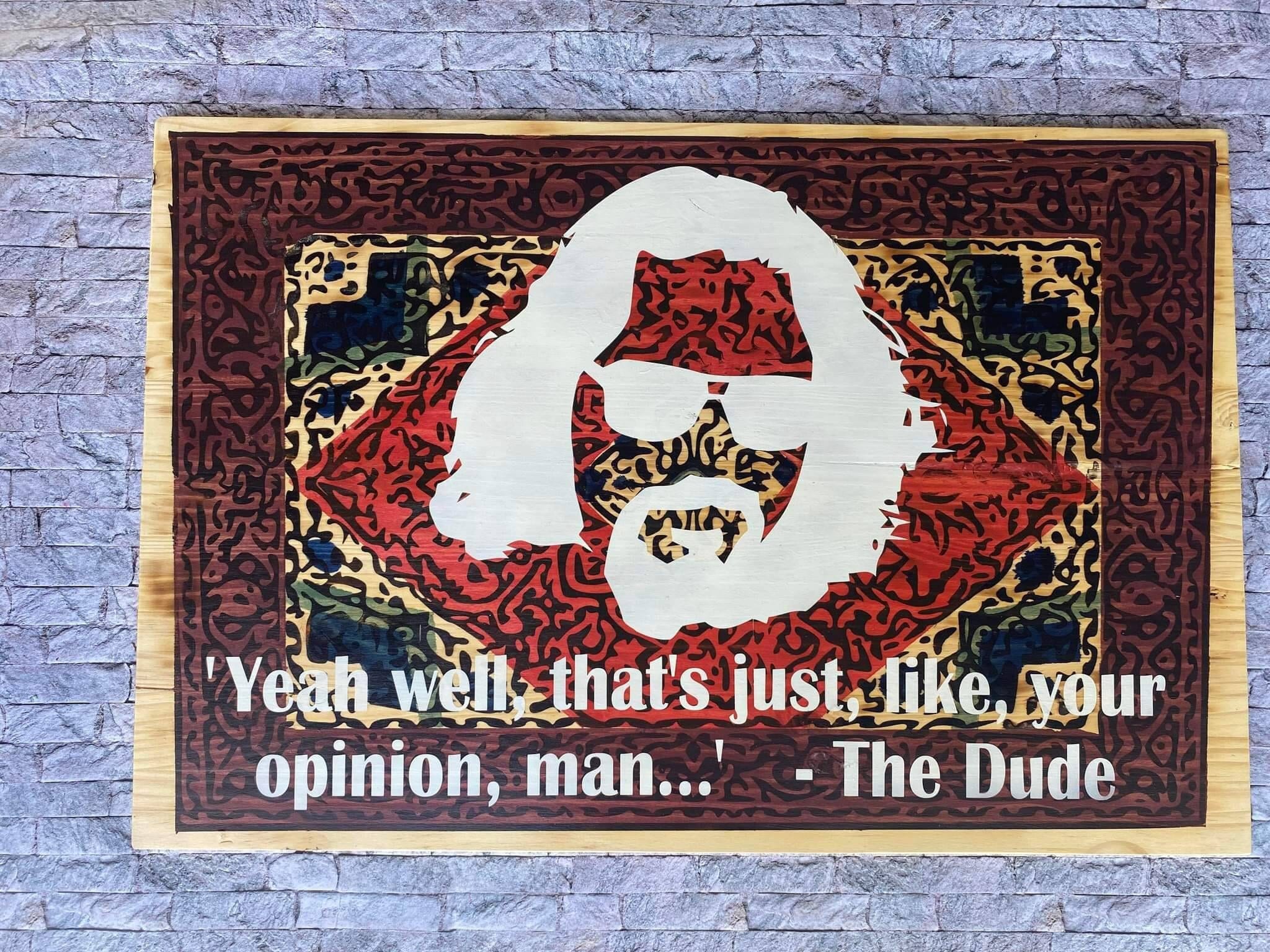 The Big Lebowski Rug Poster