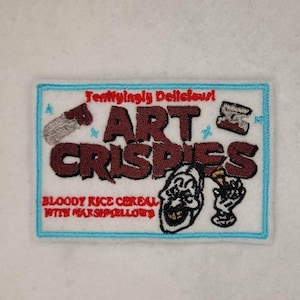 Art Crispies Terrifier 2 Clown Cafe Embroidered Sew-on / - Etsy