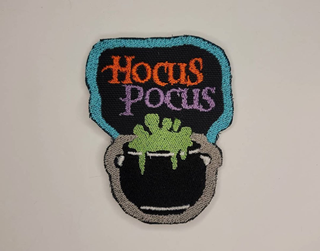 Cauldron Hocus Pocus Embroidered Sew-on / DIY Patch - Etsy