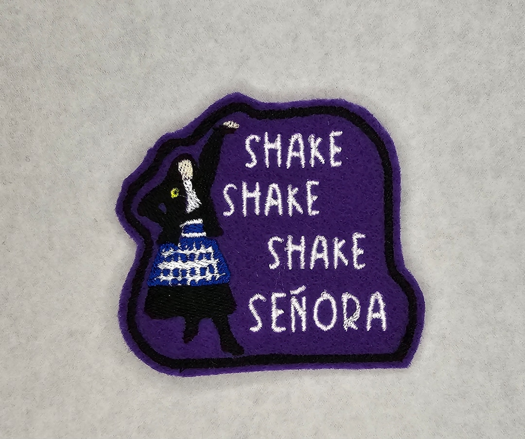 Shake Shake Shake Senora Beetlejuice Embroidered Sew-on / DIY Patch - Etsy
