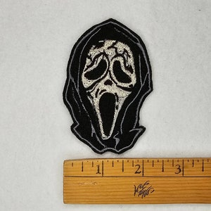 Ghostface Decayed Mask Scream 6 Inspired Embroidered Sew-on / DIY Patch - Etsy