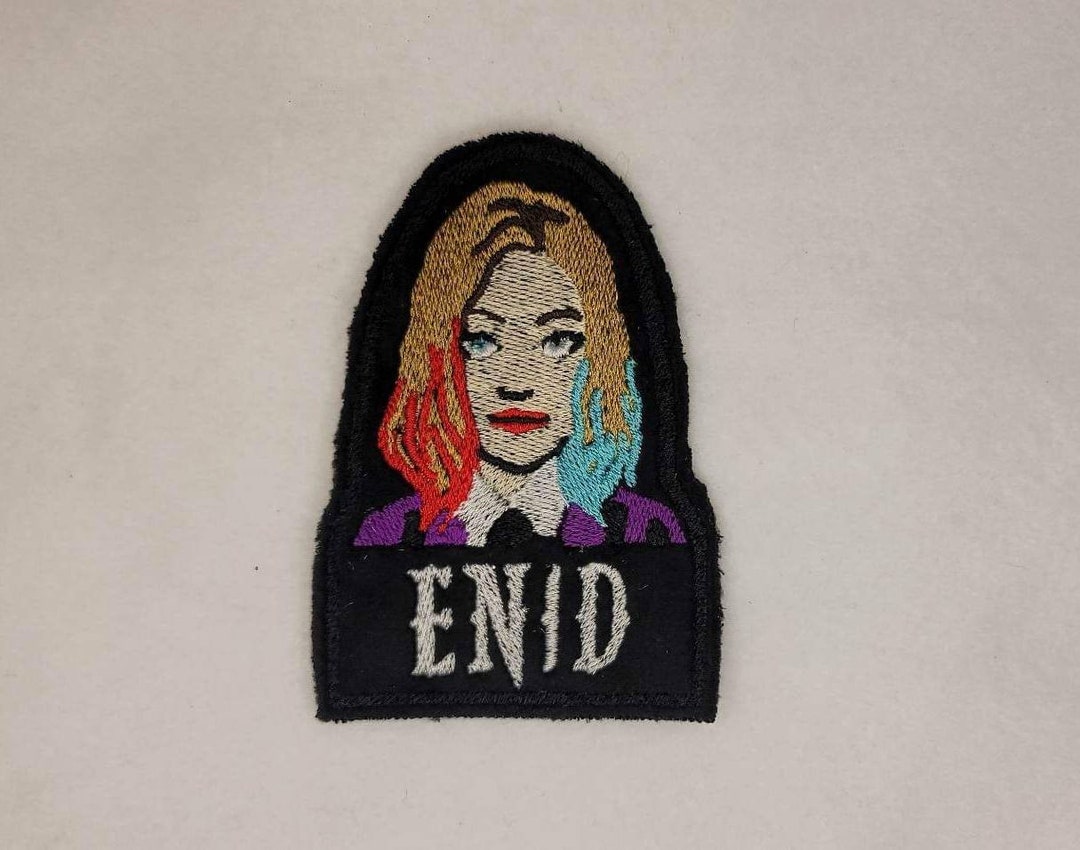 Wednesday Enid Sinclair Embroidered Sew-on/diy Patch - Etsy