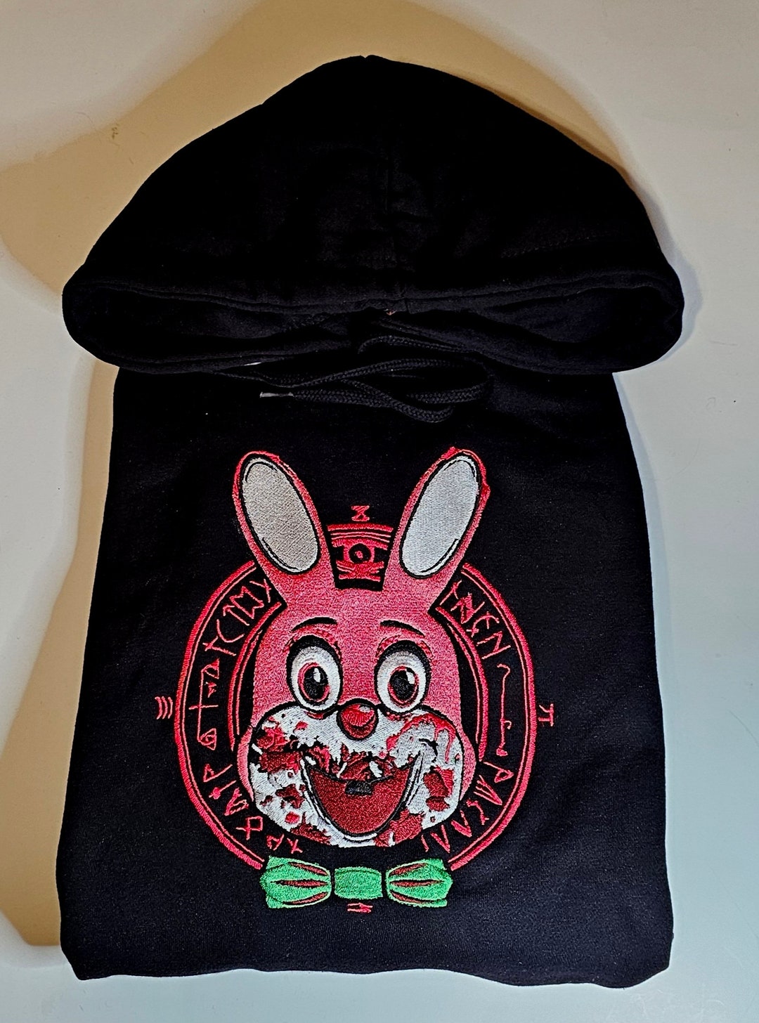 Robbie the Rabbit Silent Hill Embroidered Hoodie - Etsy
