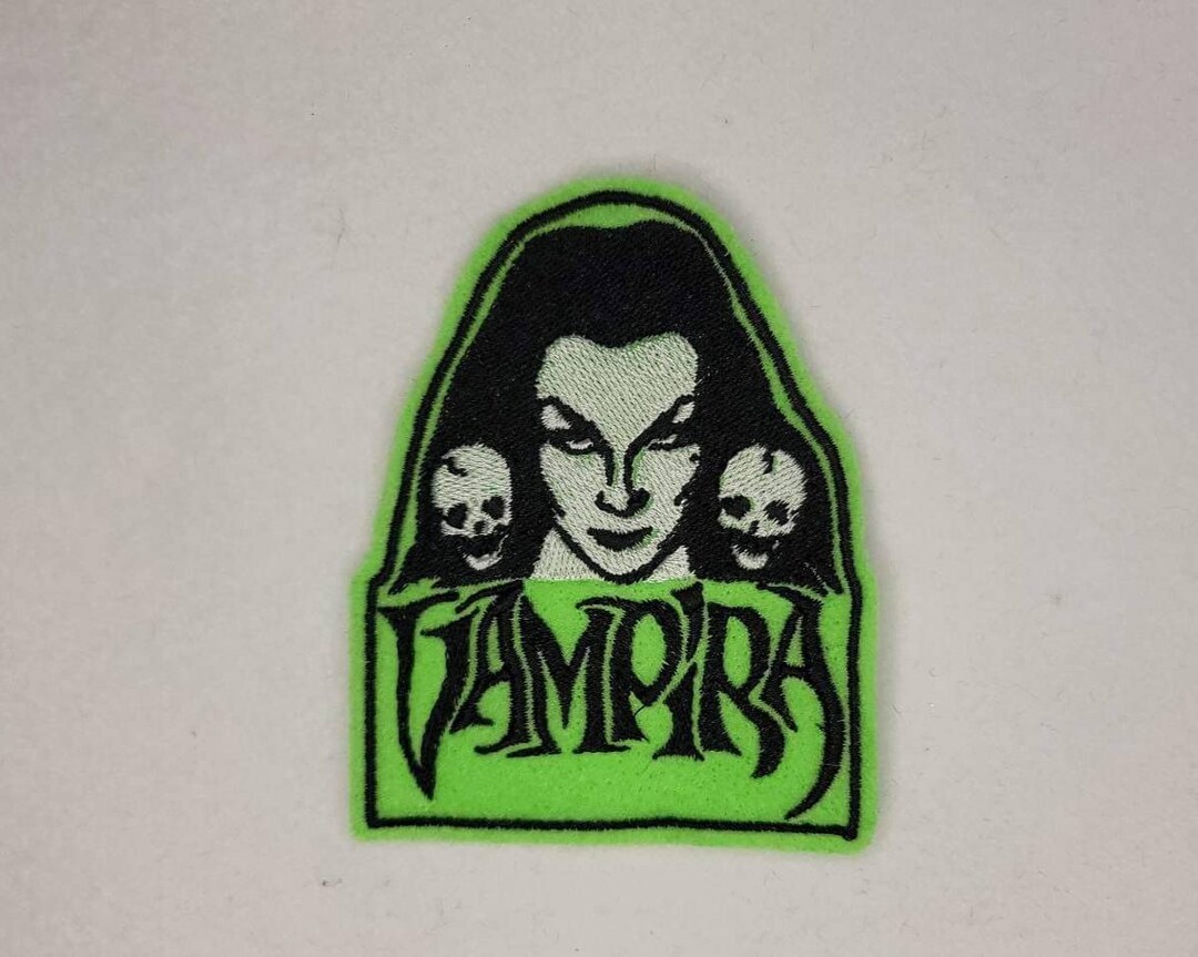 Vampira Embroidered Sew-on / DIY Patch - Etsy