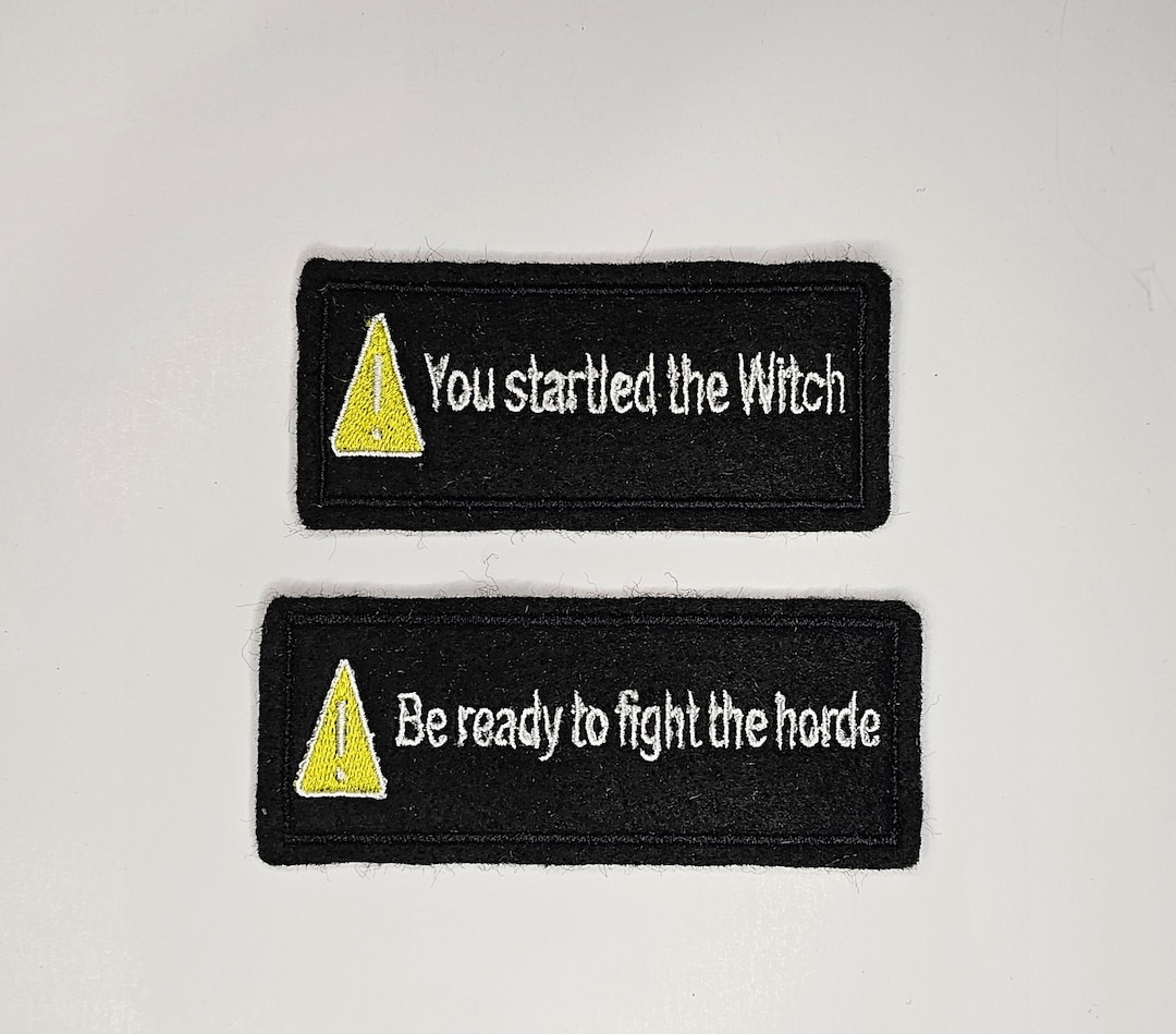 You Startled the Witch Left 4 Dead Embroidered Sew-on / DIY Patch - Etsy