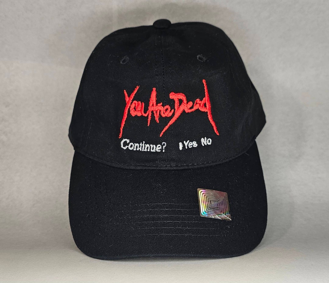 You Are Dead Embroidered Dad Hat - Etsy