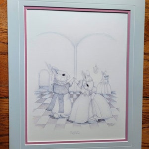 Vintage Sue Rupp Limited Edition Bunny Print "hareball" - Etsy
