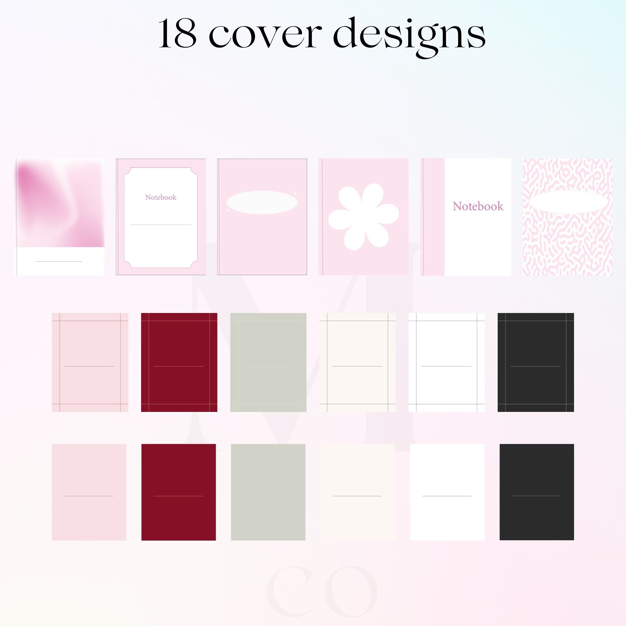 Digital Hyperlinked Notebook for Goodnotes and Notability, Tabs , Lined ...