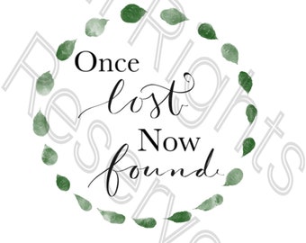 Once Lost Now Found - Etsy