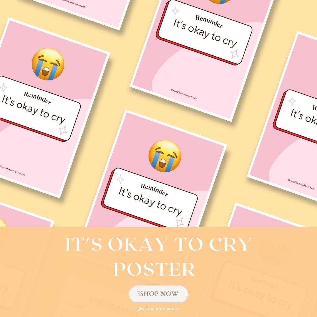 It's Okay to Cry Poster - Etsy