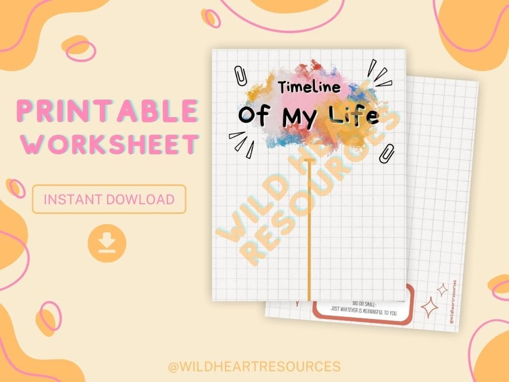 Timeline of My Life Worksheet - Etsy