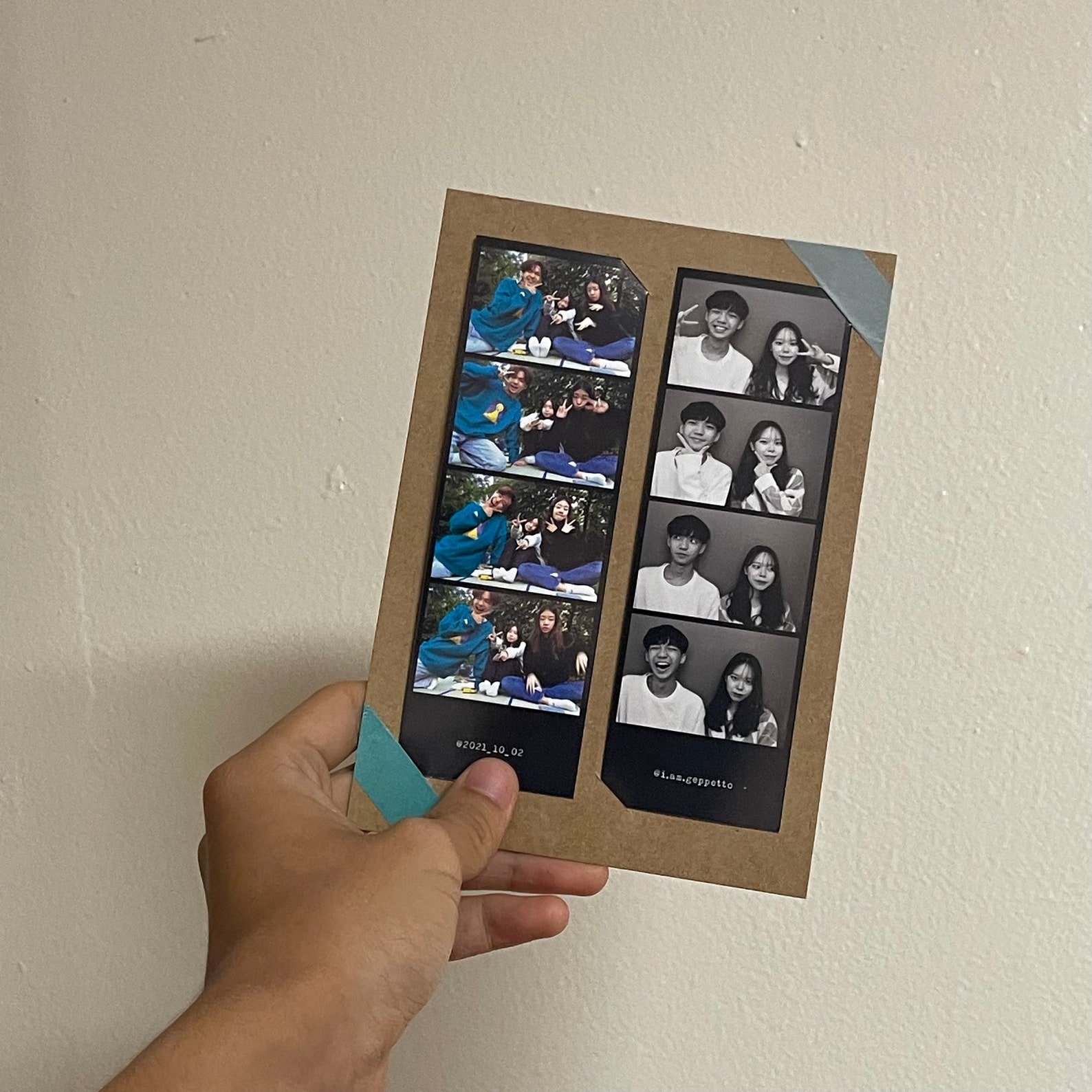 Photo Booth Strip Set of 2 Photo Booth Wall Decor Photo | Etsy