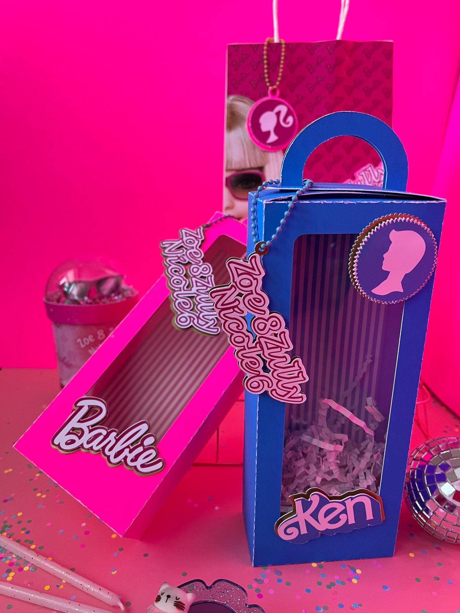 Barbie and Ken Theme Boxes, Perfect for Candy and Accessories, Barbie ...