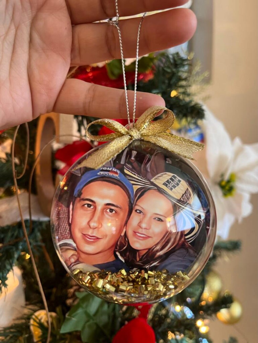 Personalized Christmas Ornament With Photo, Christmas Gift ...