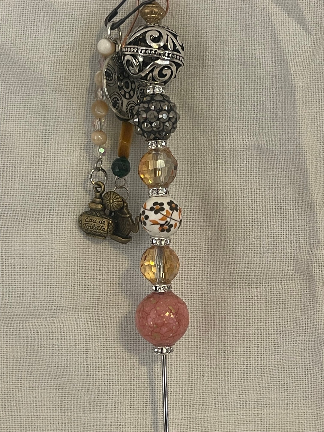 Pretty Pokey Tool Decorated With Beautiful Beads and Dangles - Etsy