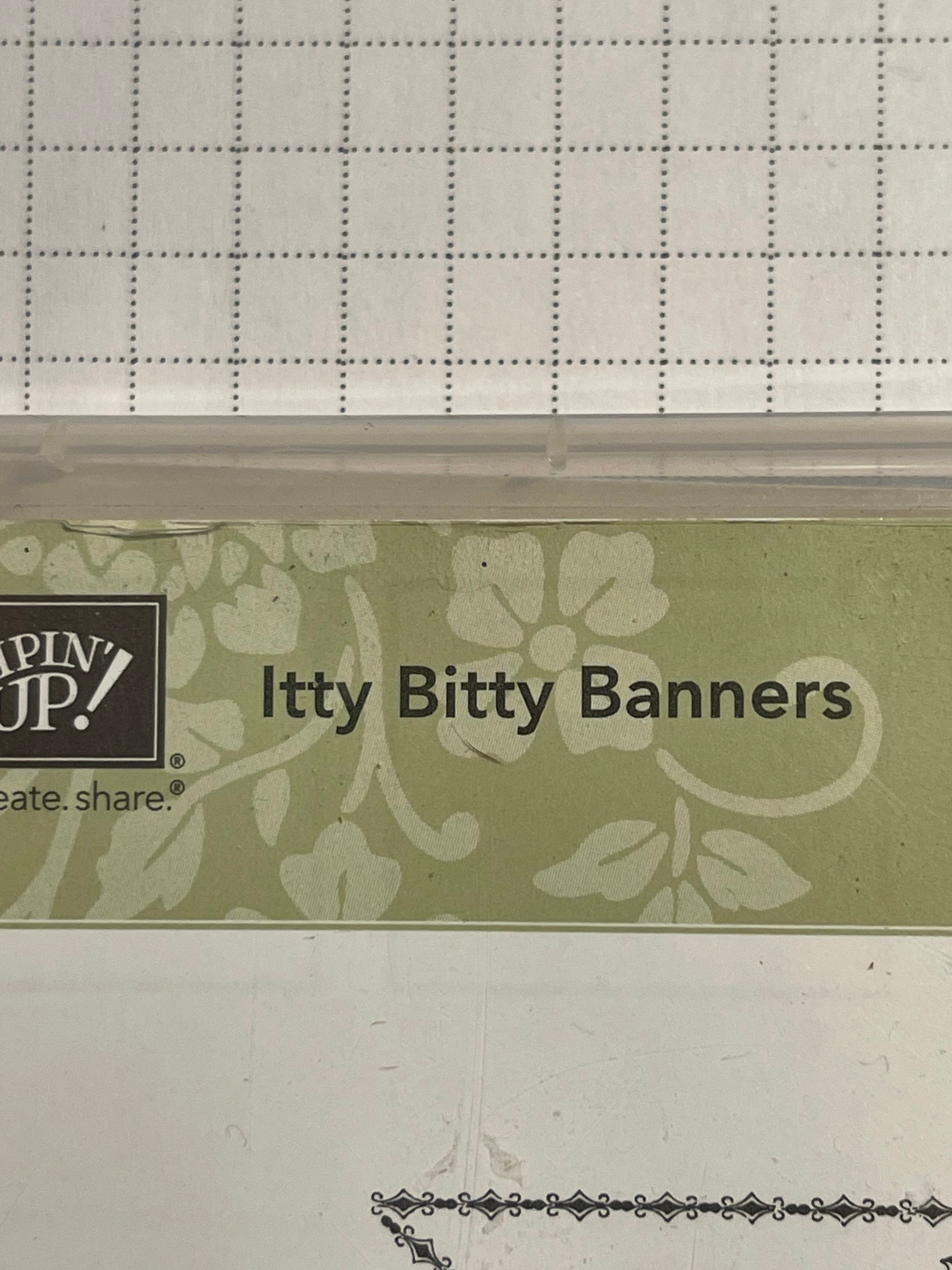 Stampin up Itty Bitty Banners Stamp Set & Dies - Etsy