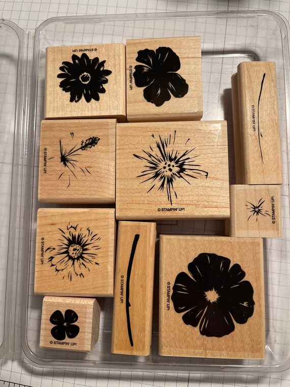 Stampin up Two-step Stampin Greenhouse Garden Wood Mount Stamp - Etsy