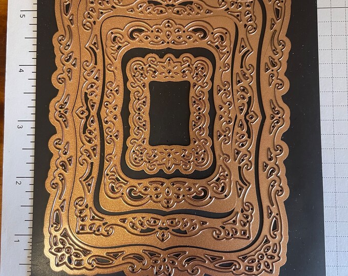 Spellbinders Nestabilities Decorative Labels Eight Set of 4 Dies Gently ...