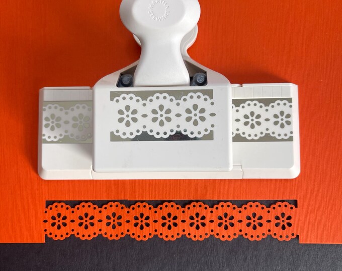Martha Stewart Craft Punch Deep Edge Eyelet Border Punch Used Excellent ...